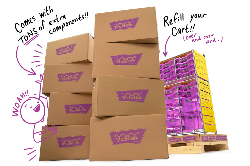 Maker Cart 2.0 | Maker Space with Activities & Curriculum – TeacherGeek