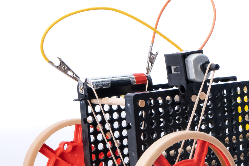 Small Motor w/Leads & Mount, Adapter Pin, AA Single Battery Holder ...